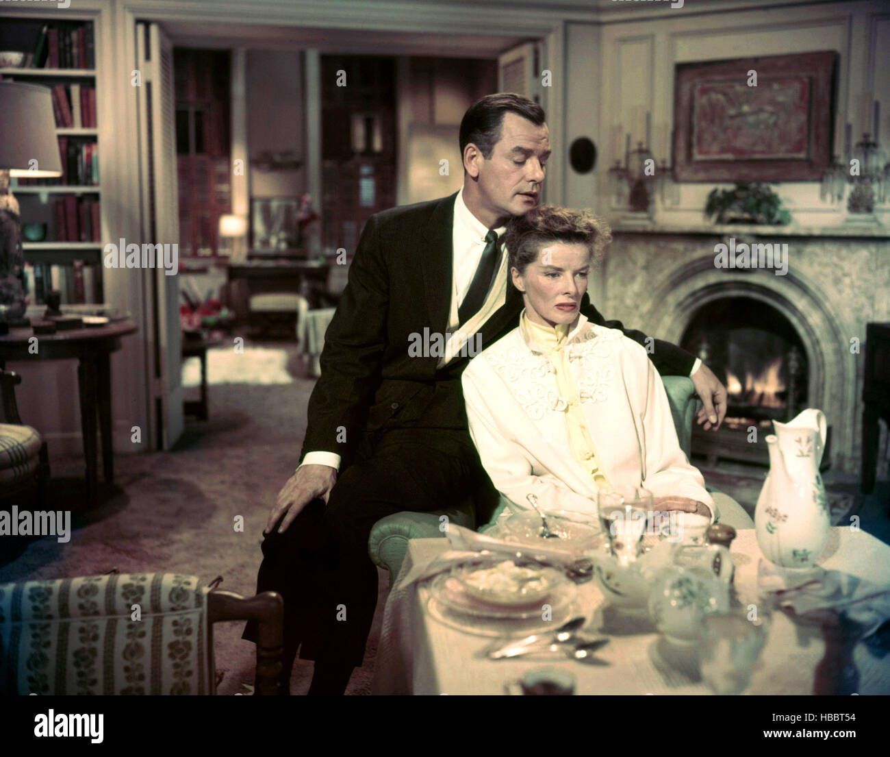 DESK SET, Gig Young, Katharine Hepburn, 1957, TM and Copyright ©20th ...