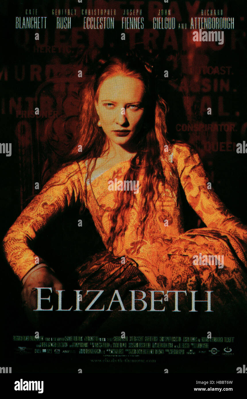 ELIZABETH, movie poster, 1998 Stock Photo - Alamy