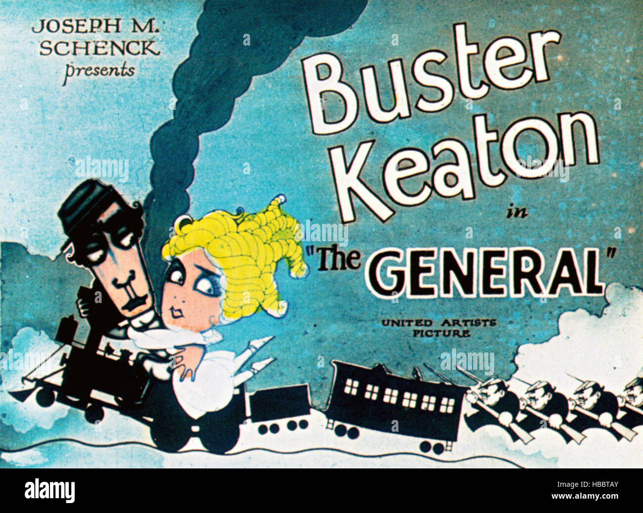 THE GENERAL, Buster Keaton, Marion Mack, 1927 Stock Photo - Alamy