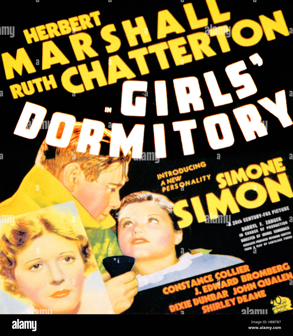 GIRLS' DORMITORY, from left: Ruth Chatterton, Herbert Marshall, Simone ...