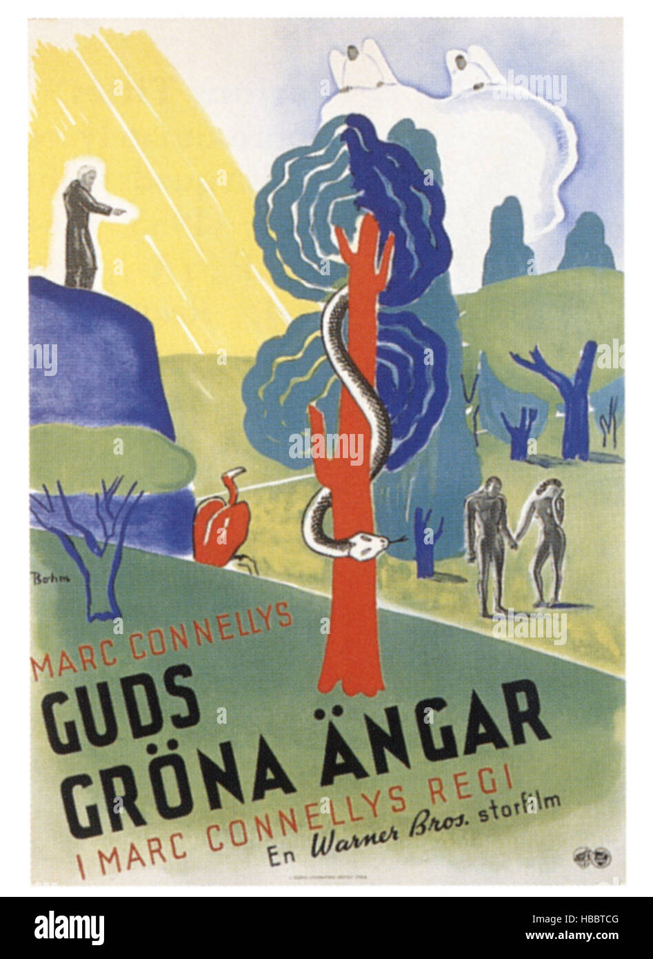 THE GREEN PASTURES, 1936, Scandinavian poster art Stock Photo - Alamy