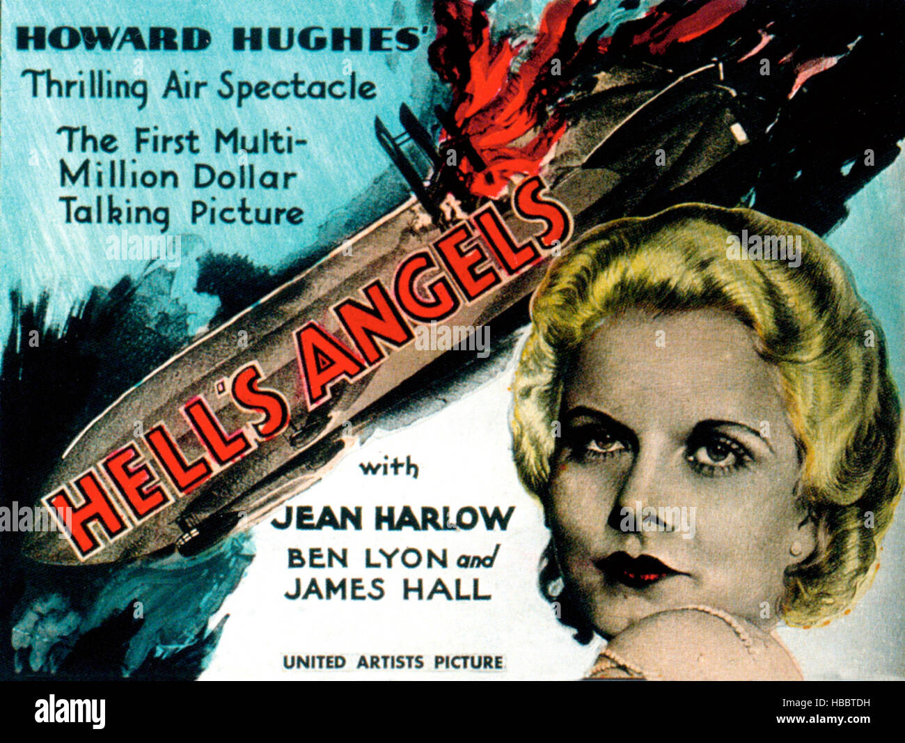 HELL'S ANGELS, Jean Harlow, 1930 Stock Photo - Alamy