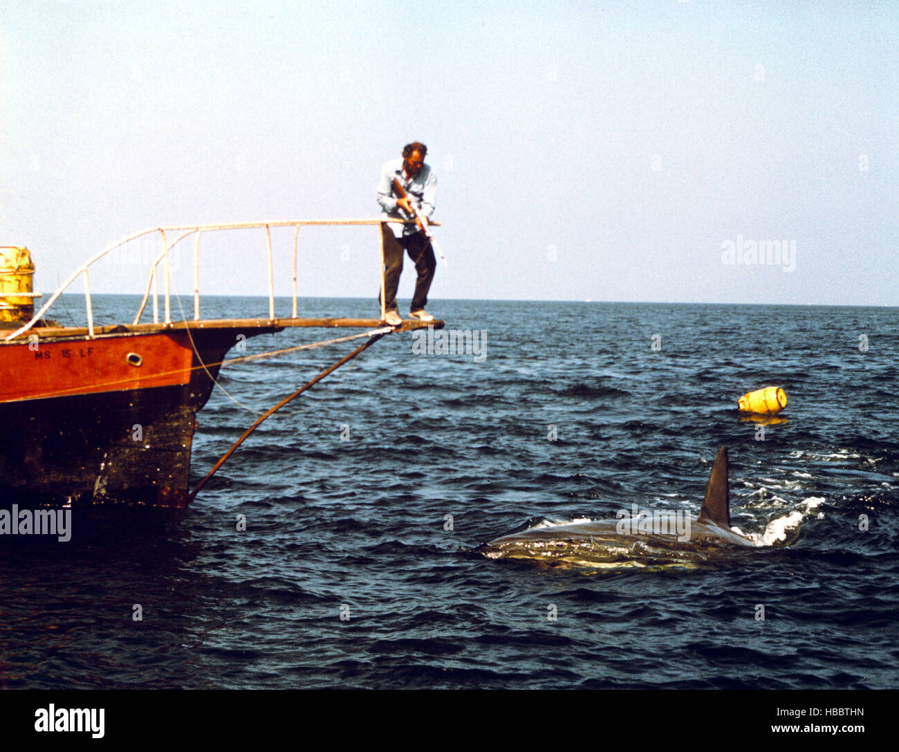 JAWS, Robert Shaw, 1975 Stock Photo - Alamy