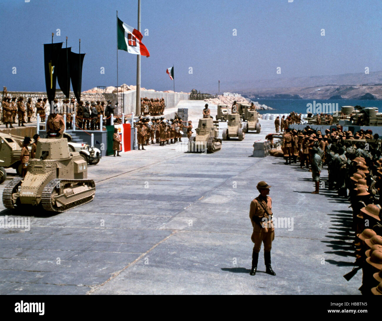 LION OF THE DESERT, Tanks were first used in desert warfare by ...