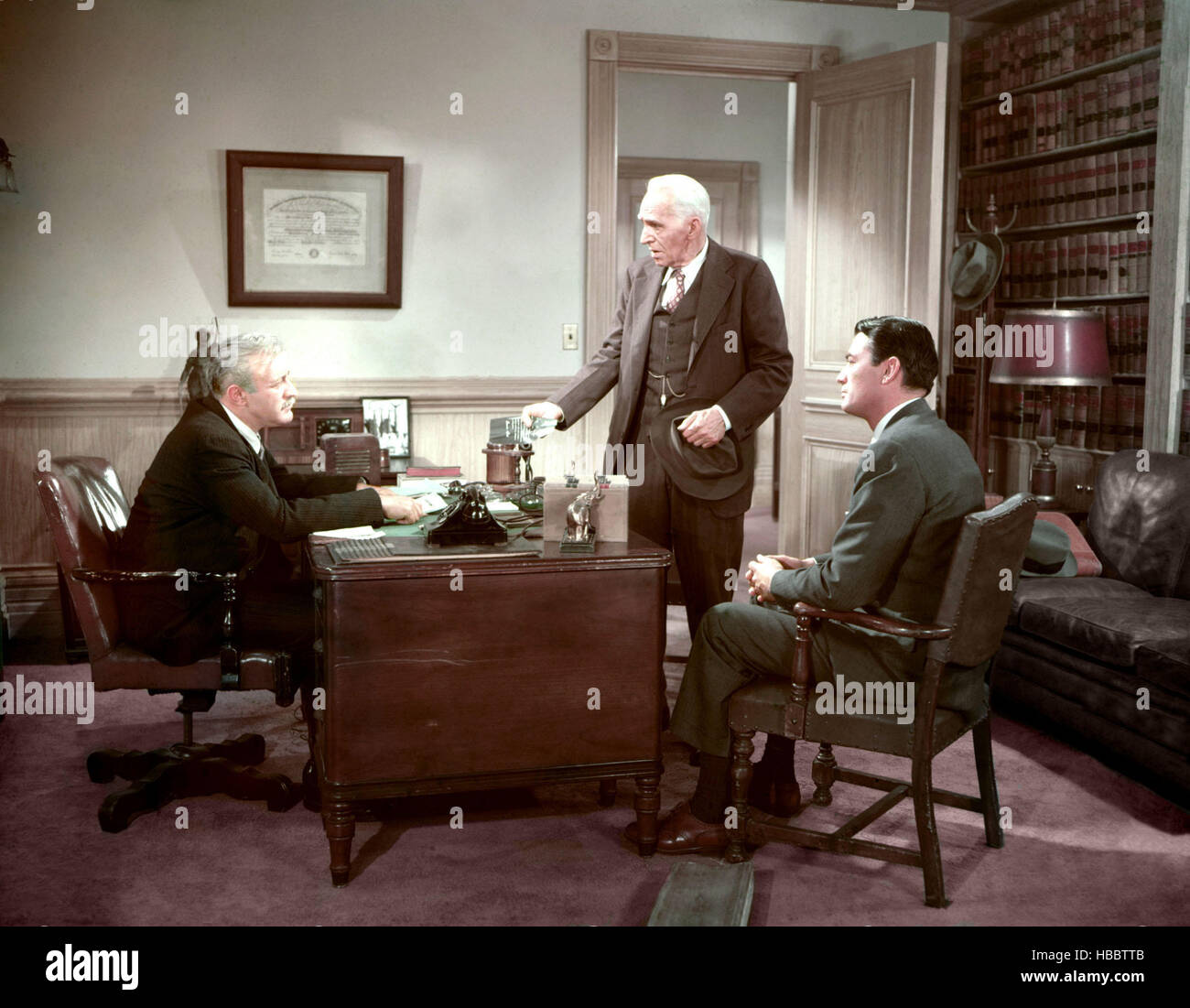 THE MAN IN THE GRAY FLANNEL SUIT, Lee J. Cobb, Joseph Sweeney, Gregory ...