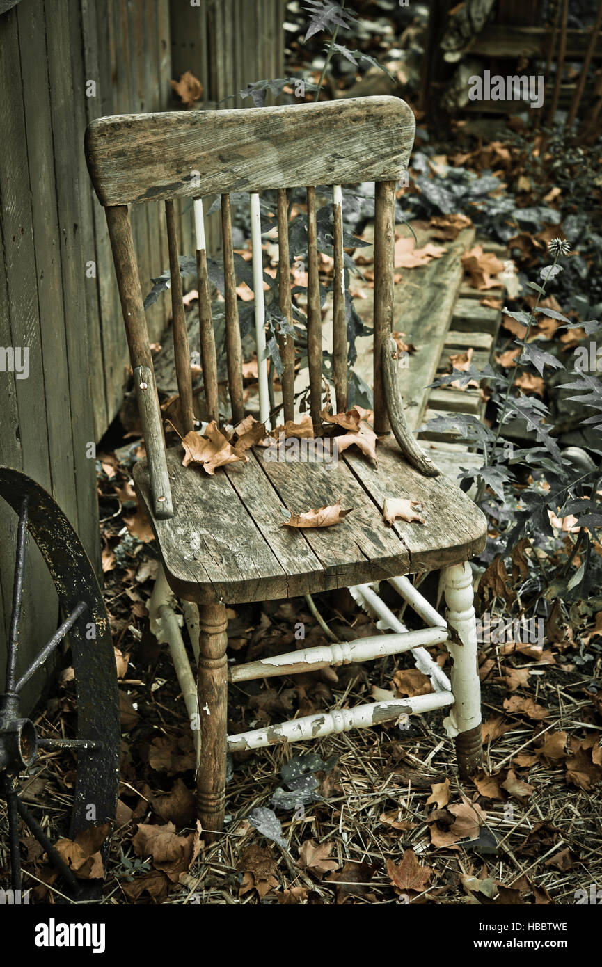 Rustic chair hi-res stock photography and images - Alamy
