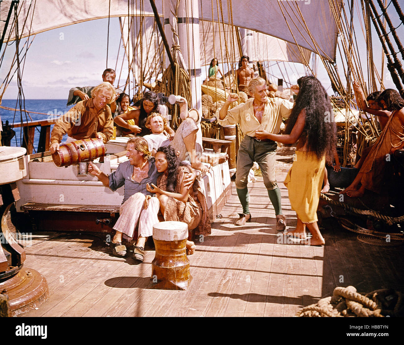 MUTINY ON THE BOUNTY, Richard Harris, Tarita, 1962 Stock Photo - Alamy
