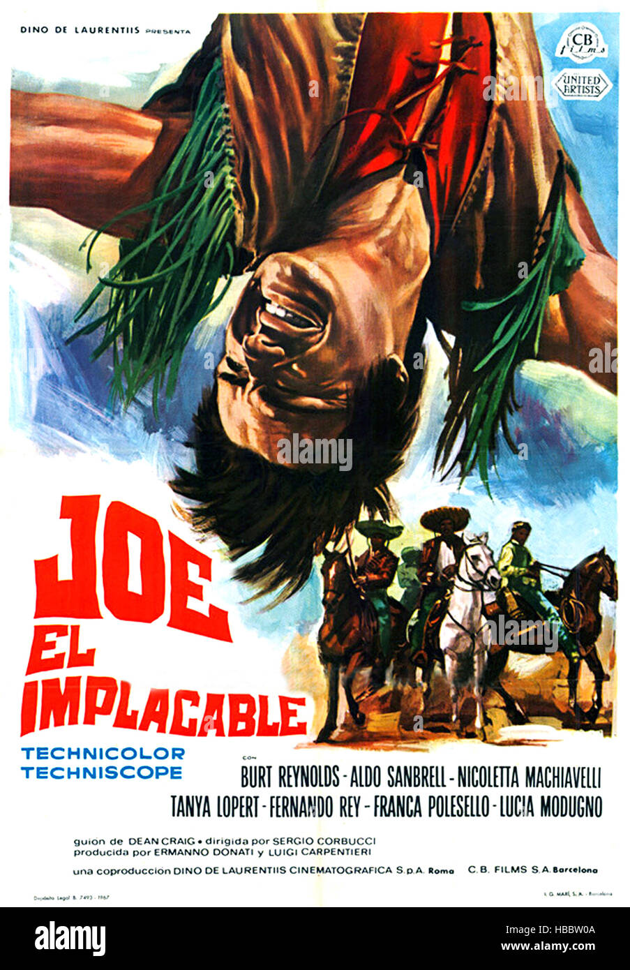 NAVAJO JOE, Burt Reynolds, 1966 Stock Photo - Alamy