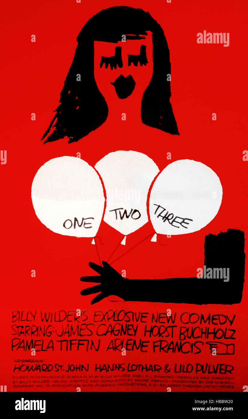 ONE, TWO, THREE, Billy Wilder, 1961 Stock Photo - Alamy
