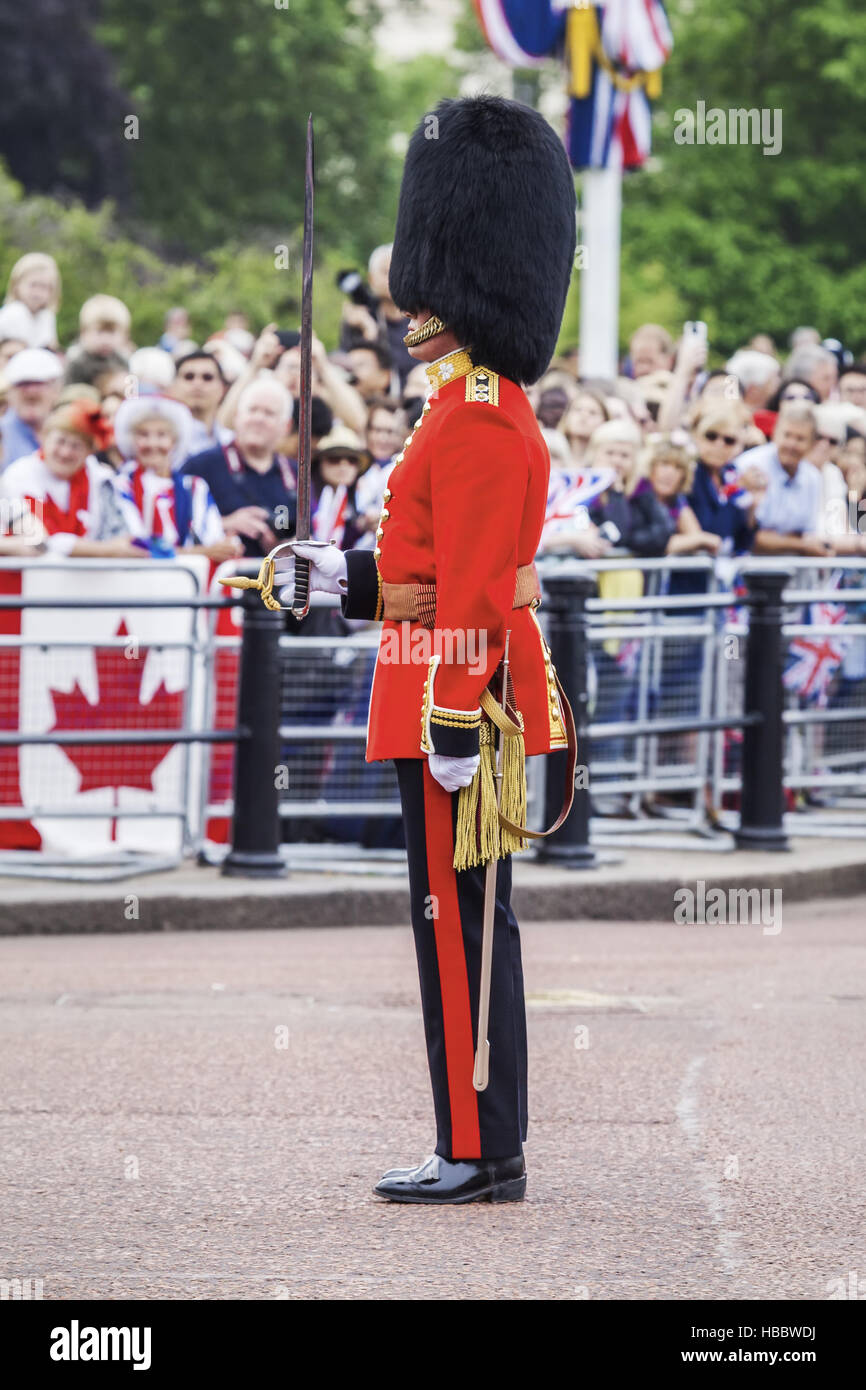 Man in uniform of british royal guard hi-res stock photography and ...