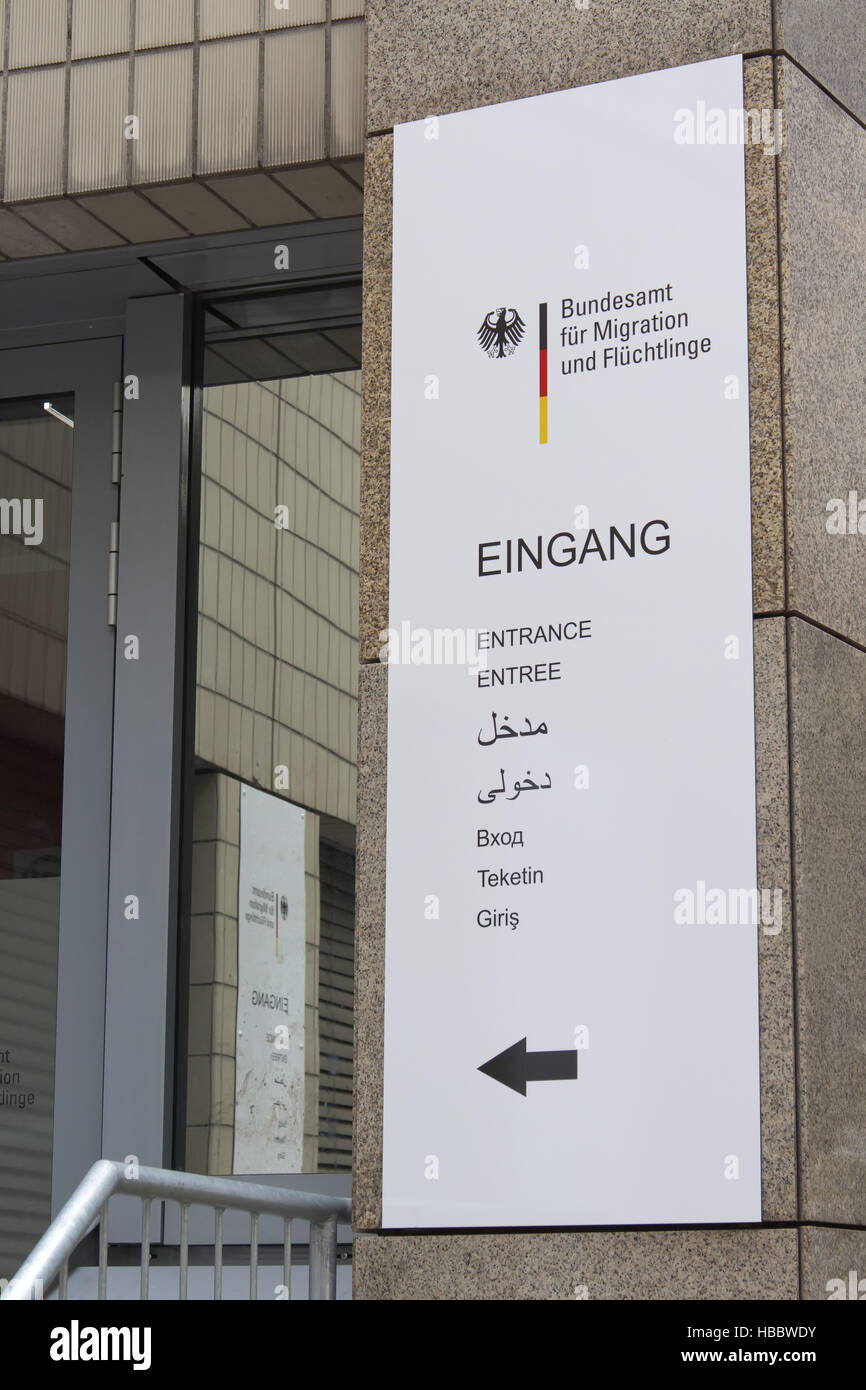 Federal office migration refugees bamf hi-res stock photography and ...