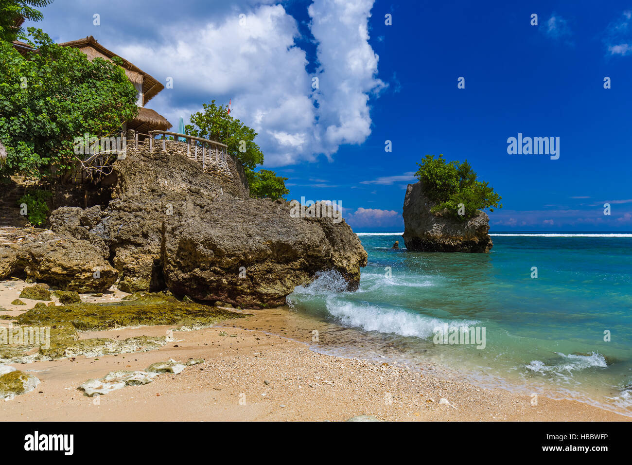 Impossible Beach - Bali Indonesia Stock Photo - Alamy