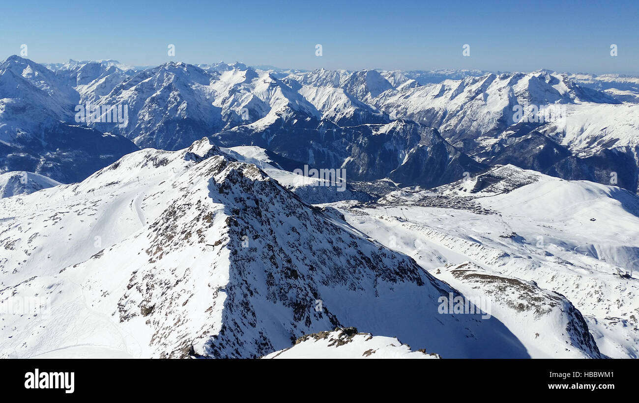 France alps in winter hi-res stock photography and images - Alamy