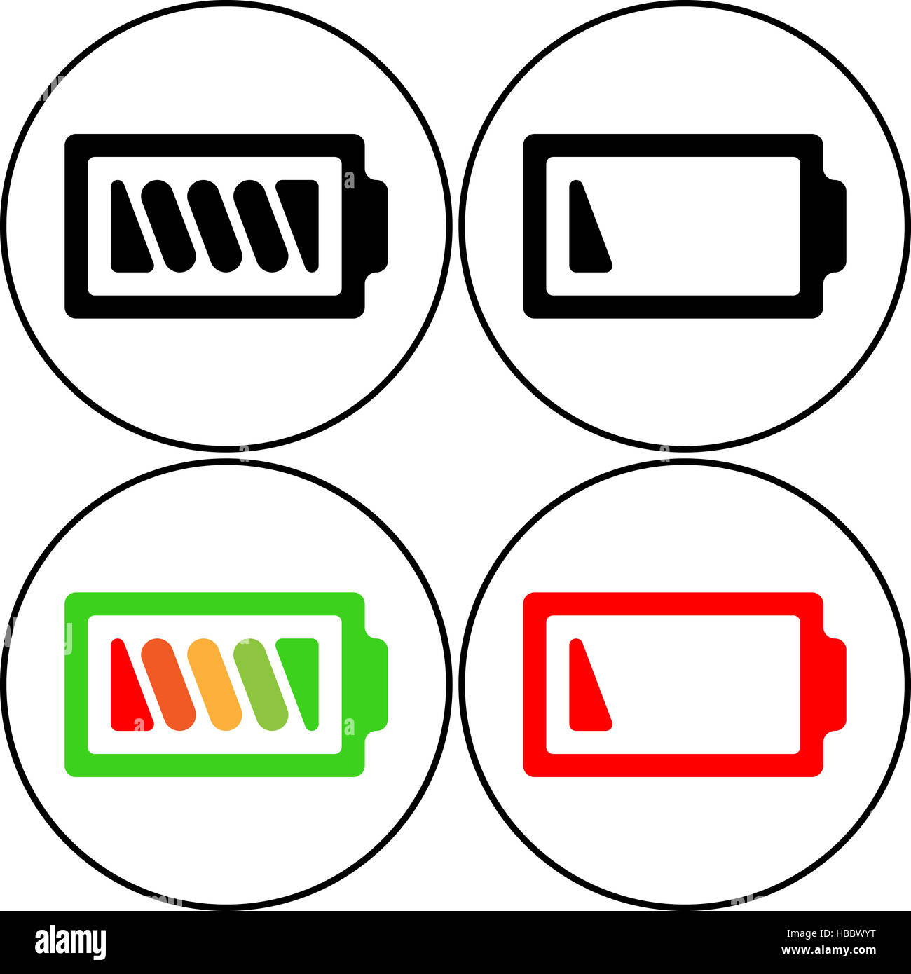 Energy icon set flat Cut Out Stock Images & Pictures - Alamy