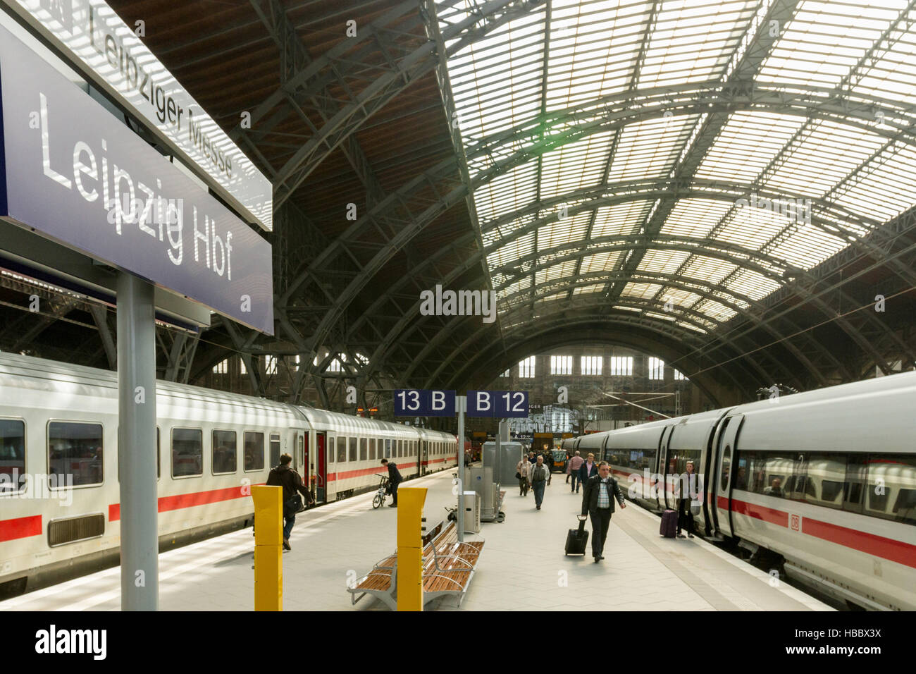 Leipzig Central Station Stock Photo - Alamy