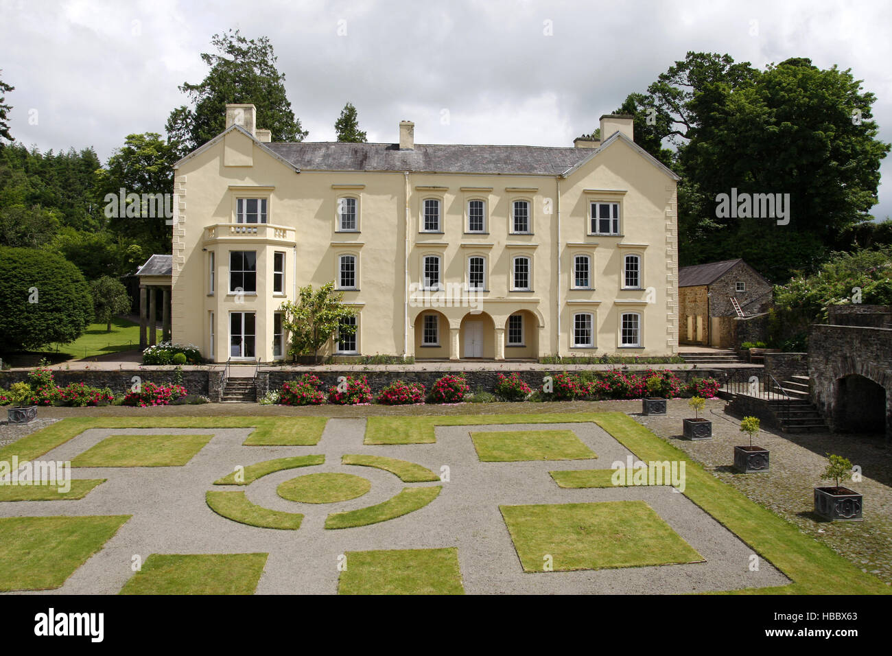 Aberglasney House and Gardens Stock Photo - Alamy