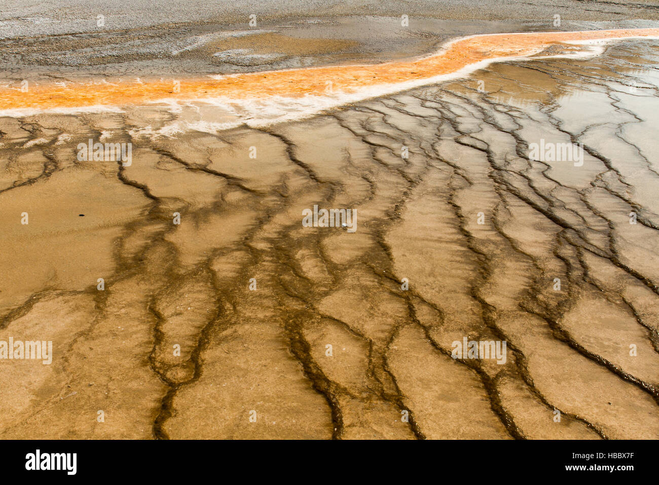 Grand Prismatic Spring 14 Stock Photo - Alamy