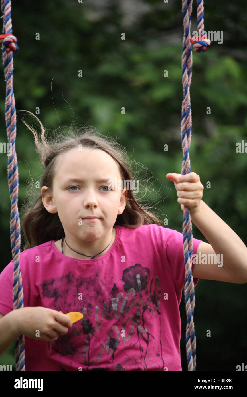 Kiddy Swing Hi Res Stock Photography And Images Alamy