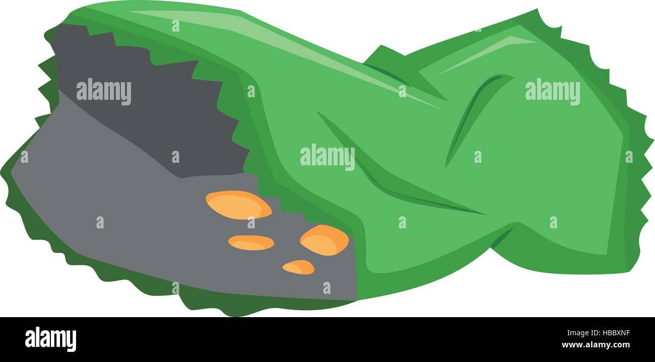 Bag of chips isolated Stock Vector Images - Alamy