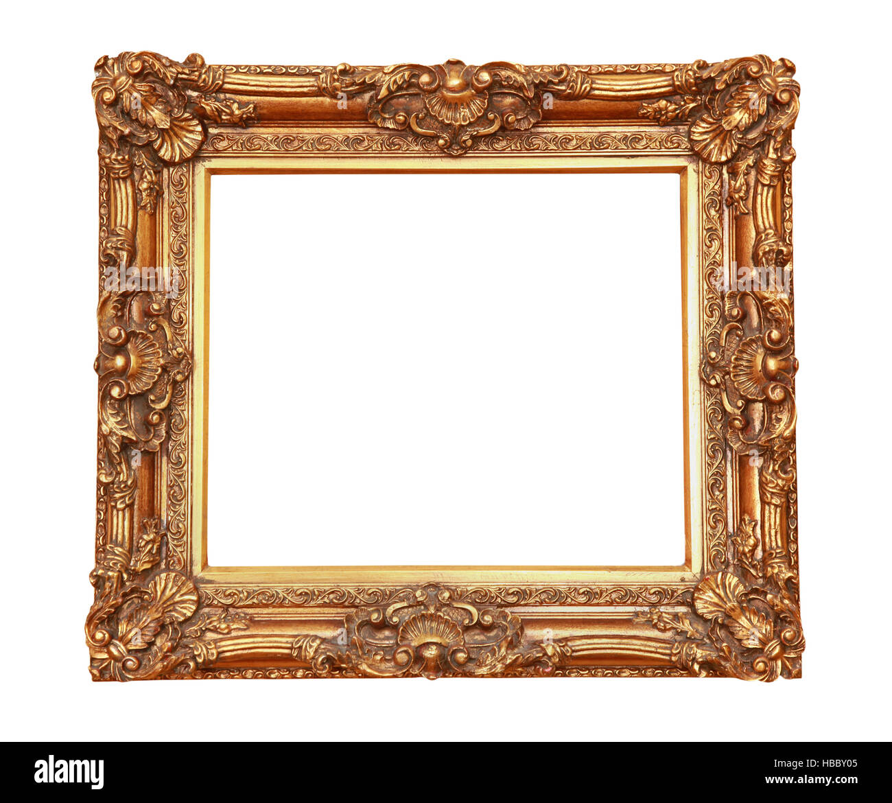 Gold frame Gold frame Stock Photo - Alamy