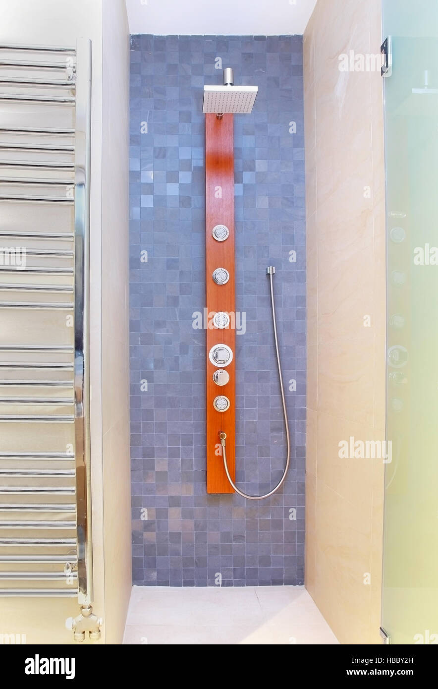 Detail of shower interior hi-res stock photography and images - Alamy