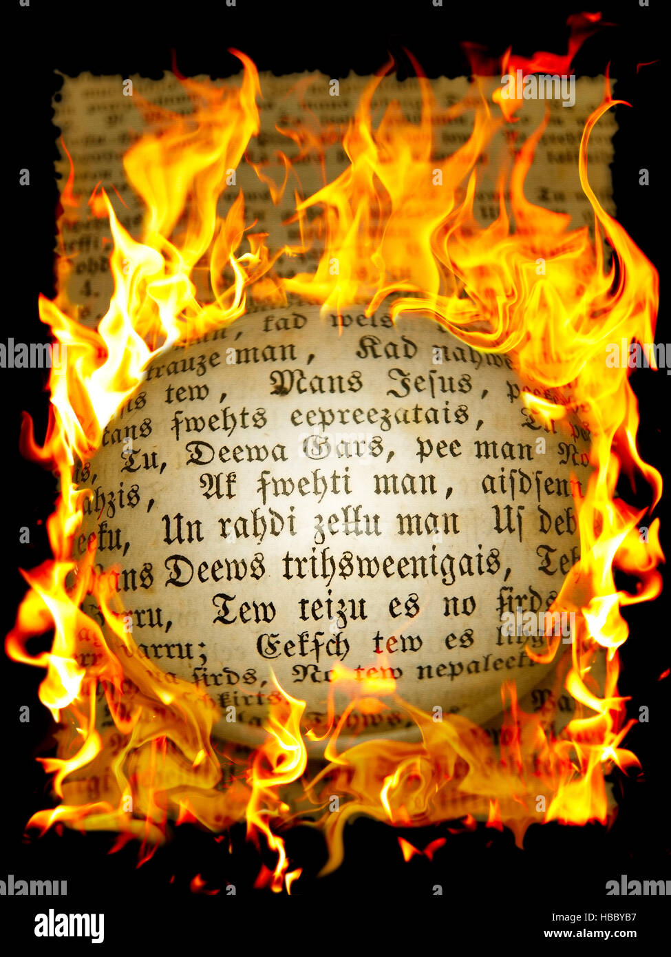 Burn in text hi-res stock photography and images - Alamy
