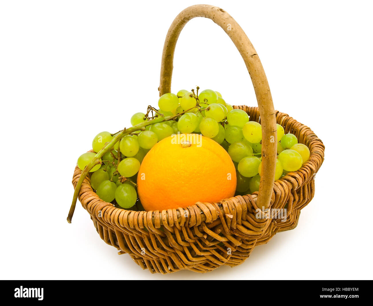 Grape And Orange Stock Photo - Alamy