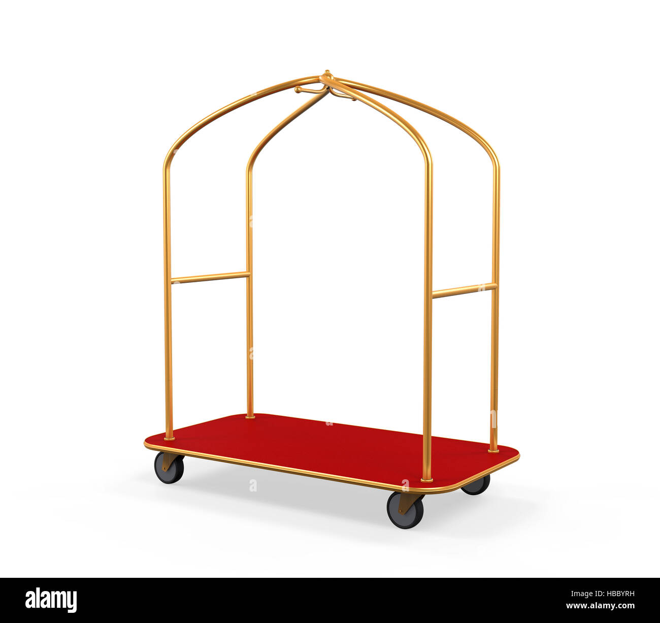 Luggage porter trolley hi-res stock photography and images - Alamy