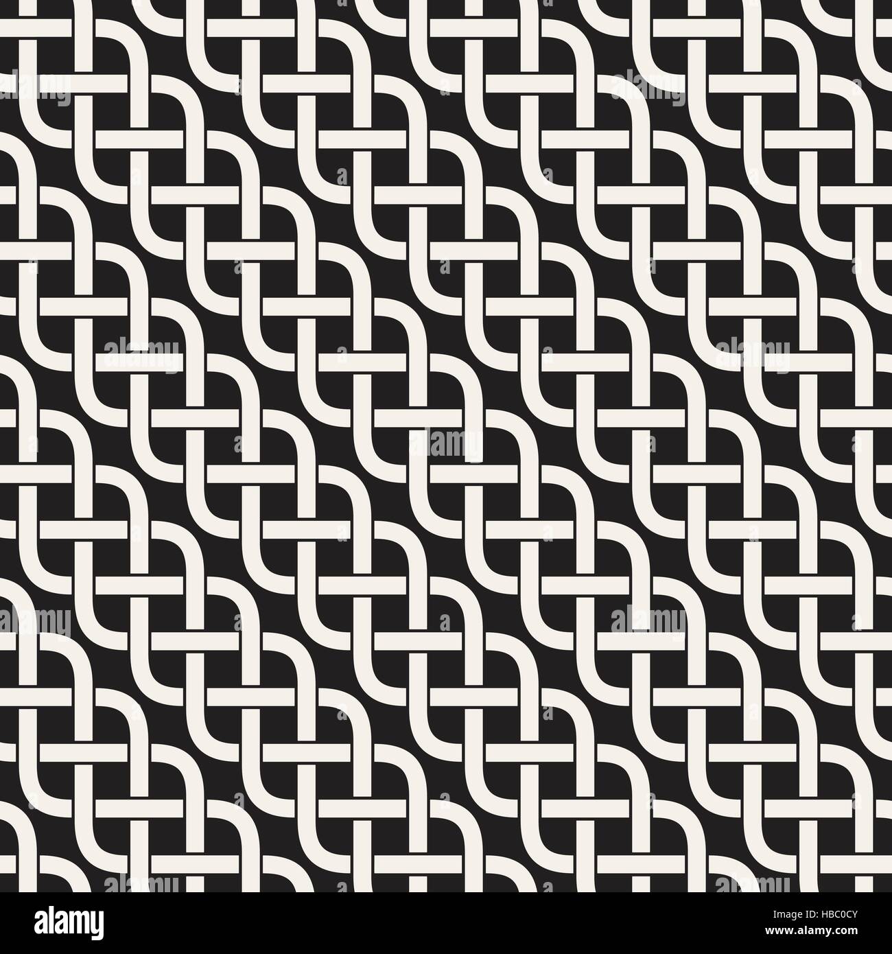 Interlaced Lines Celtic Ethnic Ornament. Abstract Geometric Background ...