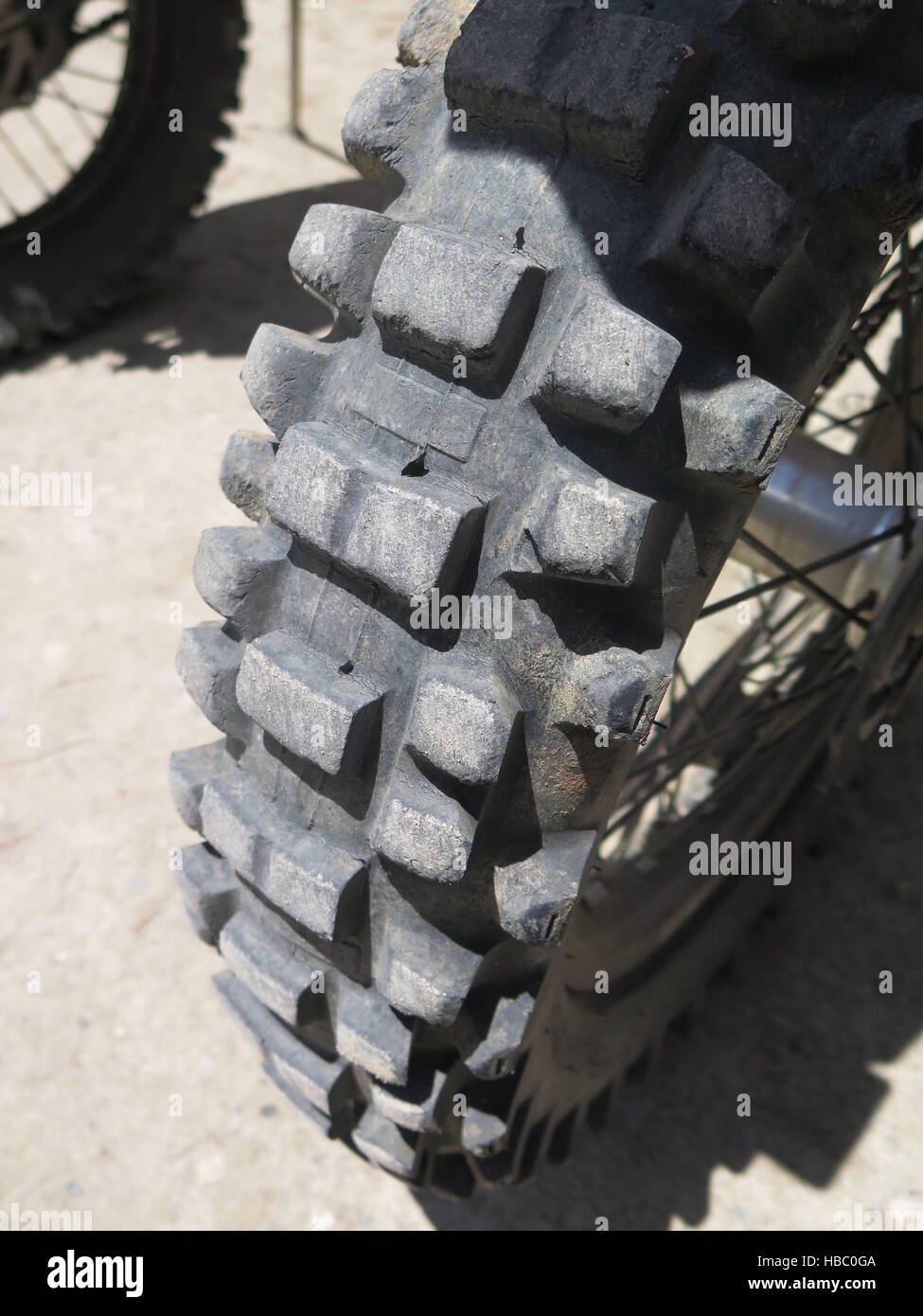 close up of tire thread pattern on motor bike Stock Photo - Alamy