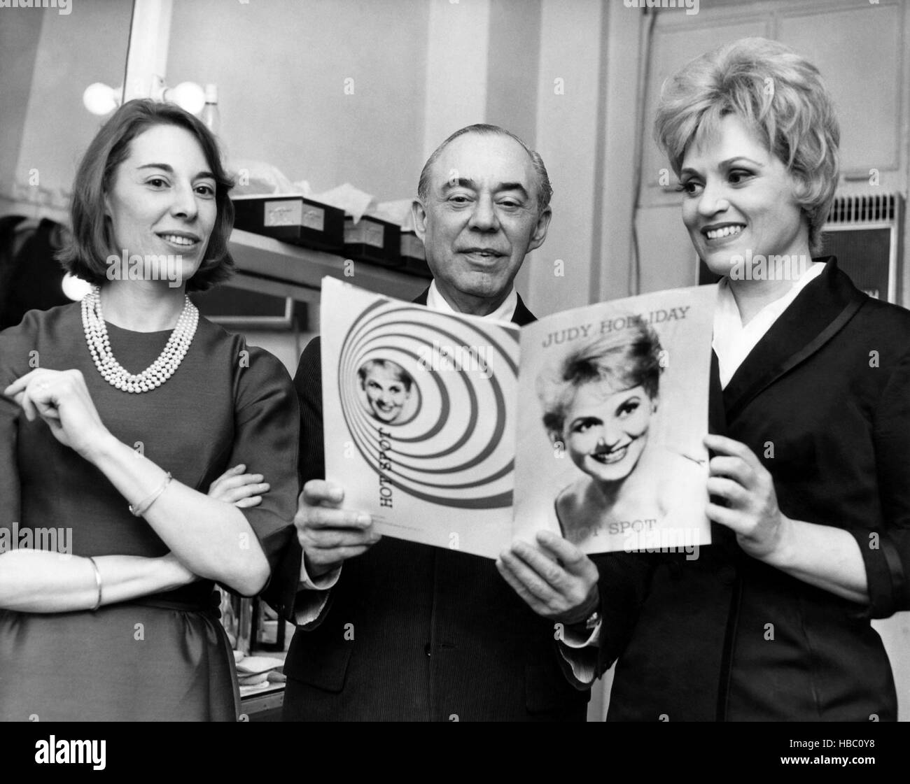 HOT SPOT, Mary Rodgers, her father, Richard Rodgers, Judy Holliday chat ...