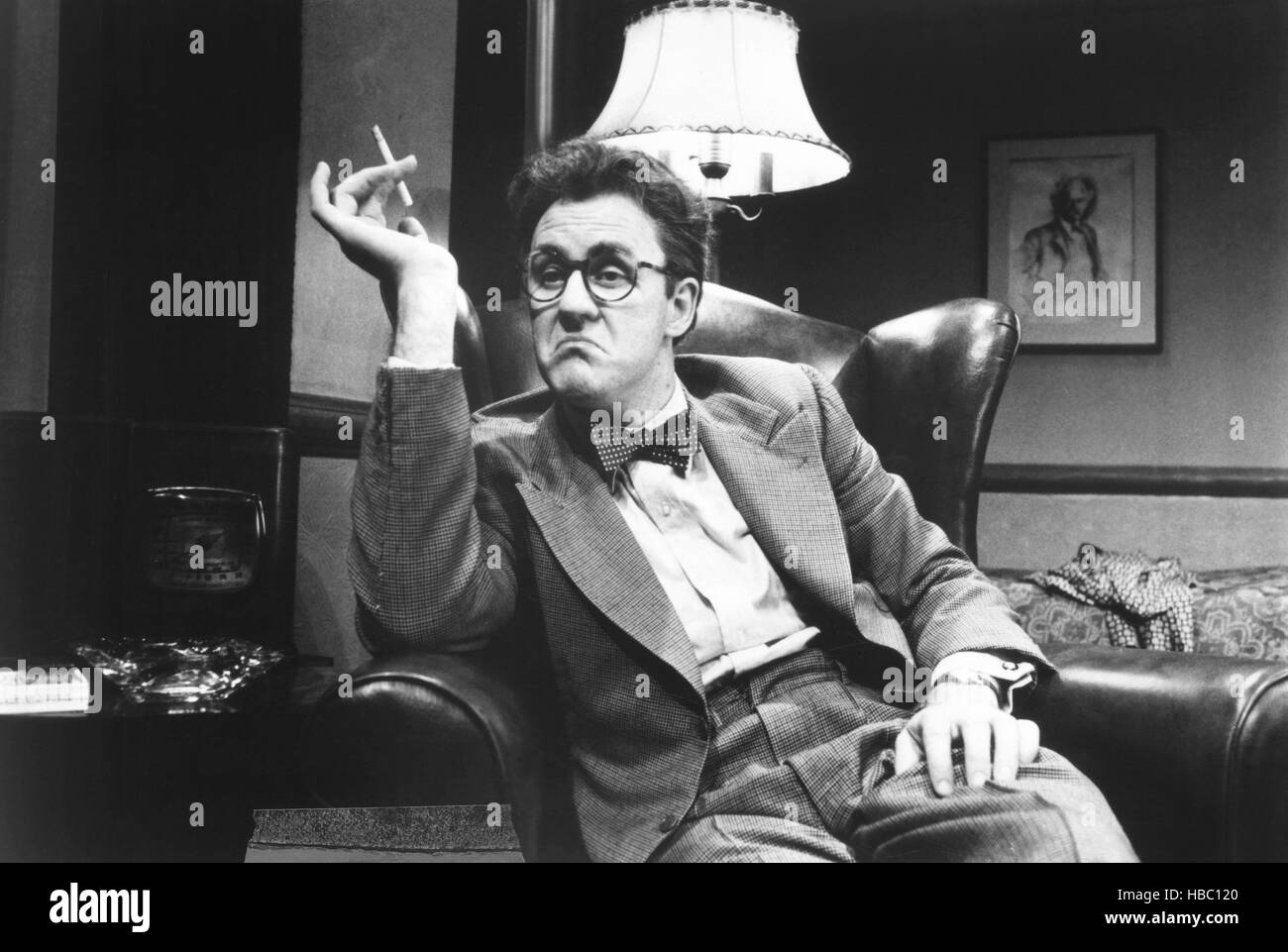 KAUFMAN AT LARGE, John Lithgow as George S. Kaufman, 1981 Stock Photo ...