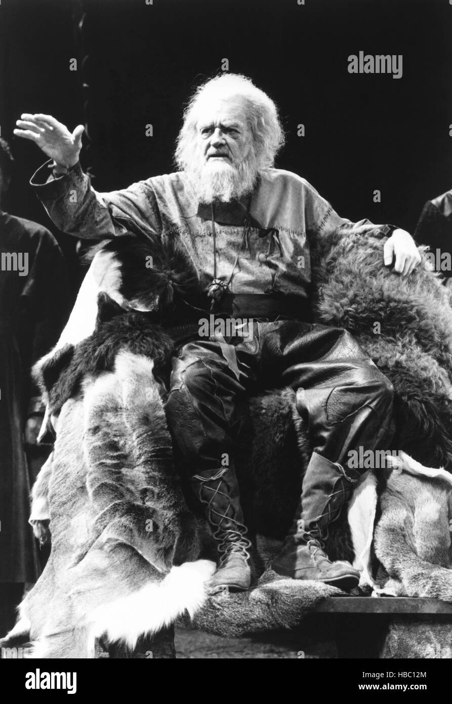 KING LEAR, Hal Holbrook, Roundabout Theatre Company, 1990, Ph: Roger ...