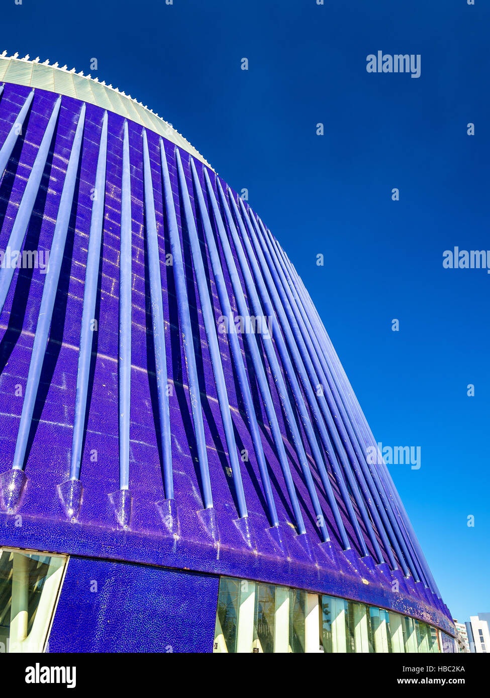 Agora building at the City of Arts and Sciences in Valencia, Spain ...