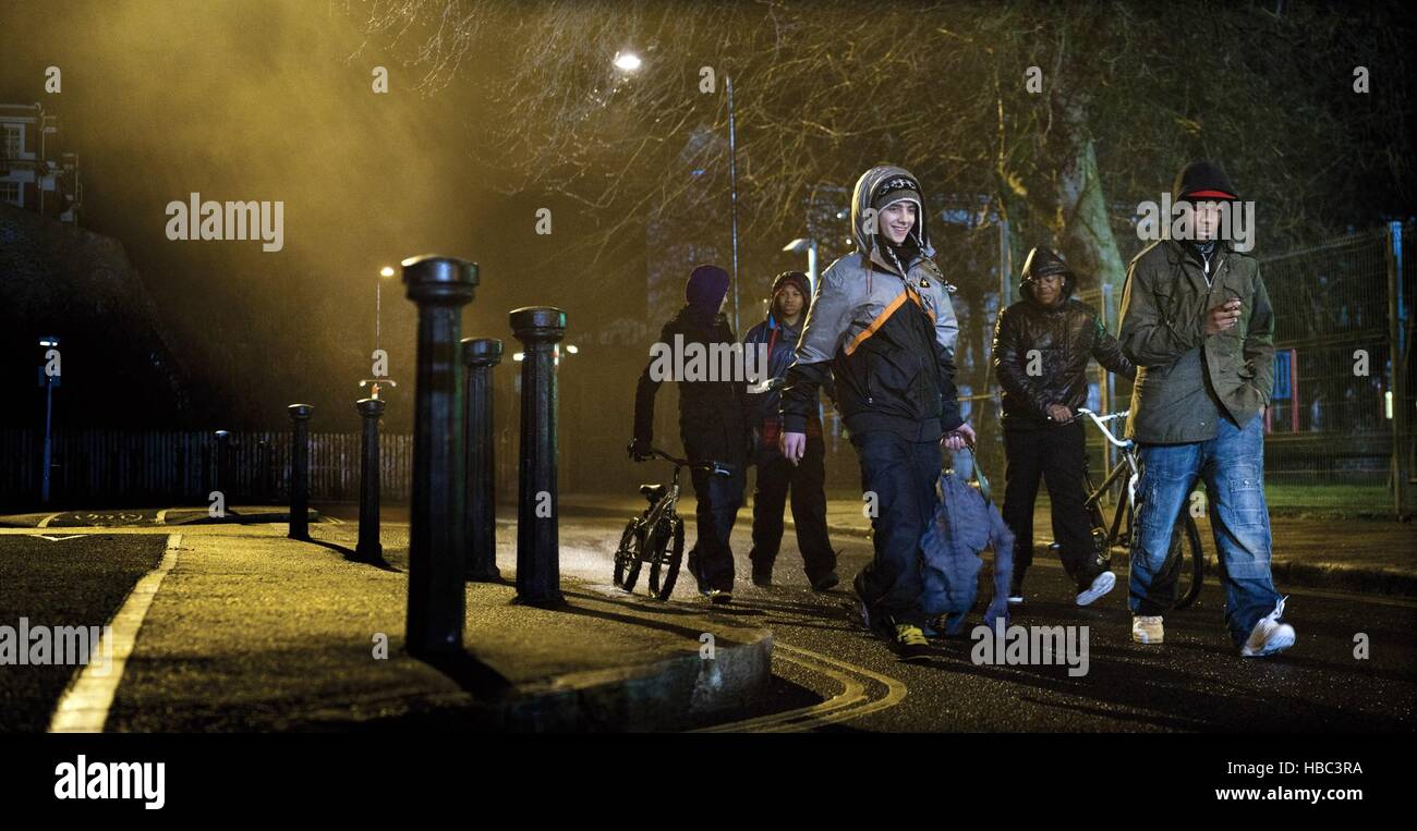 ATTACK THE BLOCK, 2011. front, from left: Alex Esmail, John Boyega ...