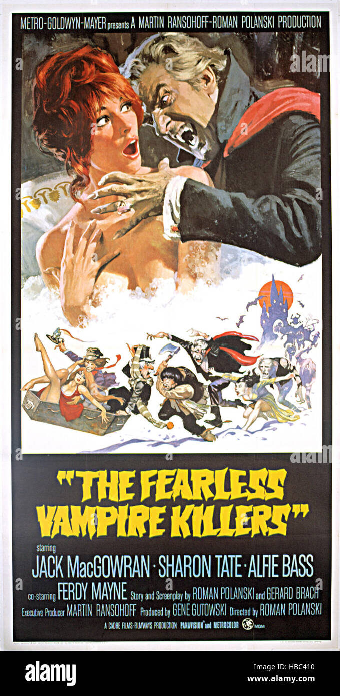 FEARLESS VAMPIRE KILLERS, THE, Sharon Tate, Ferdy Mayne, 1967 Stock ...