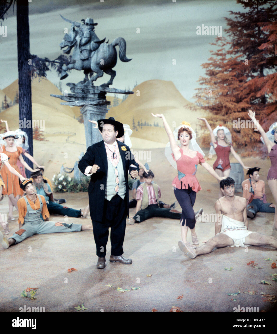 LI'L ABNER, Stubby Kaye, 1959 Sadie Hawkins Day ballet Stock Photo - Alamy