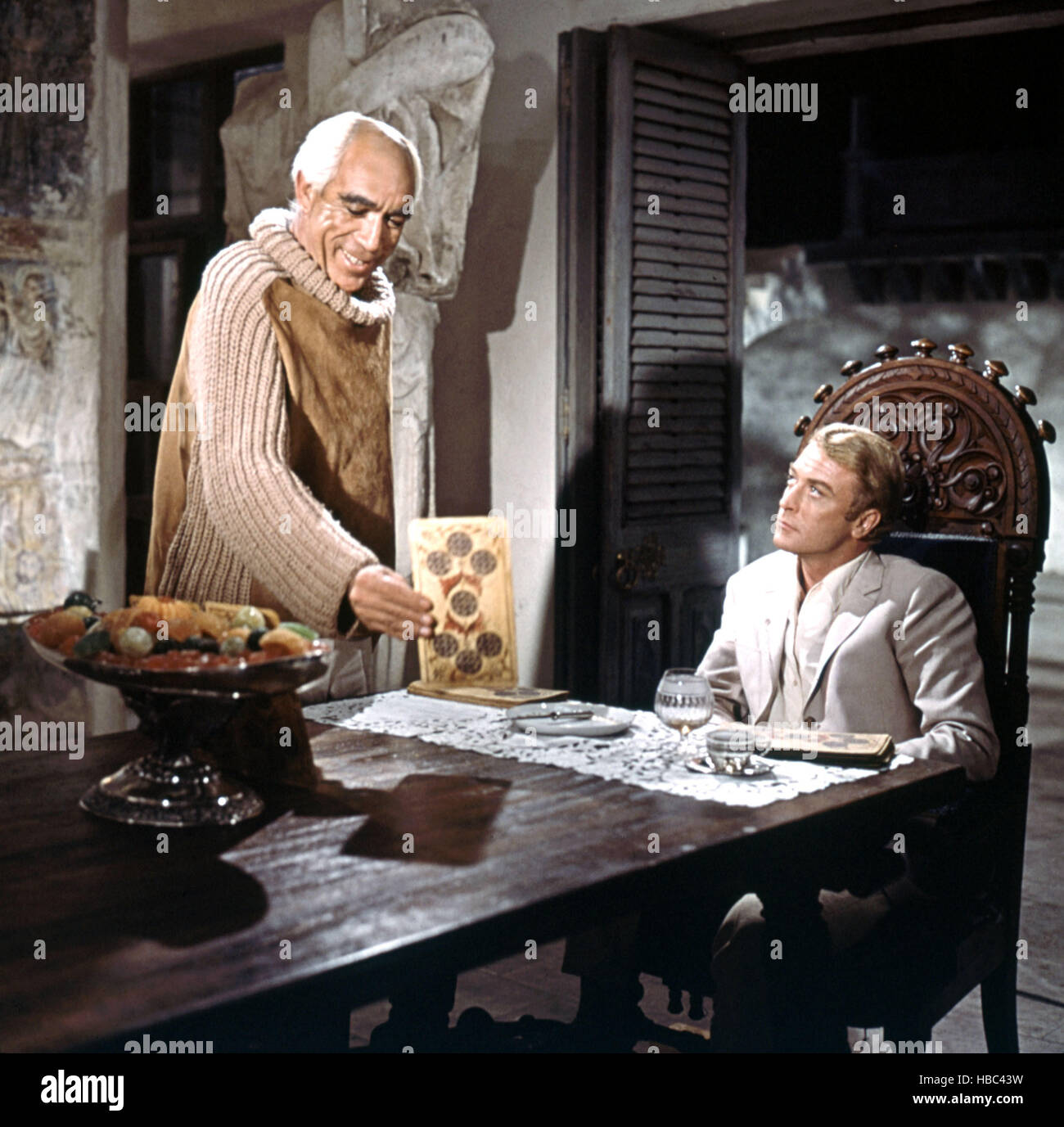 THE MAGUS, Anthony Quinn, Michael Caine, 1968, TM and Copyright (c ...