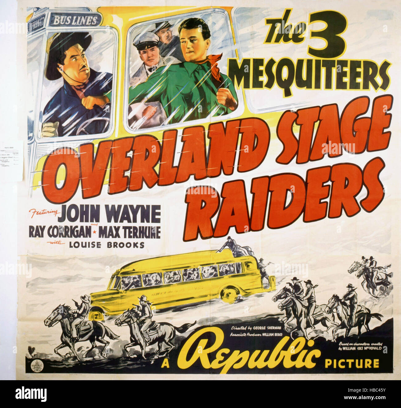 OVERLAND STAGE RAIDERS, John Wayne (top center), 1936 Stock Photo - Alamy