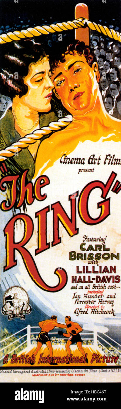 THE RING, Poster art, 1927 Stock Photo - Alamy