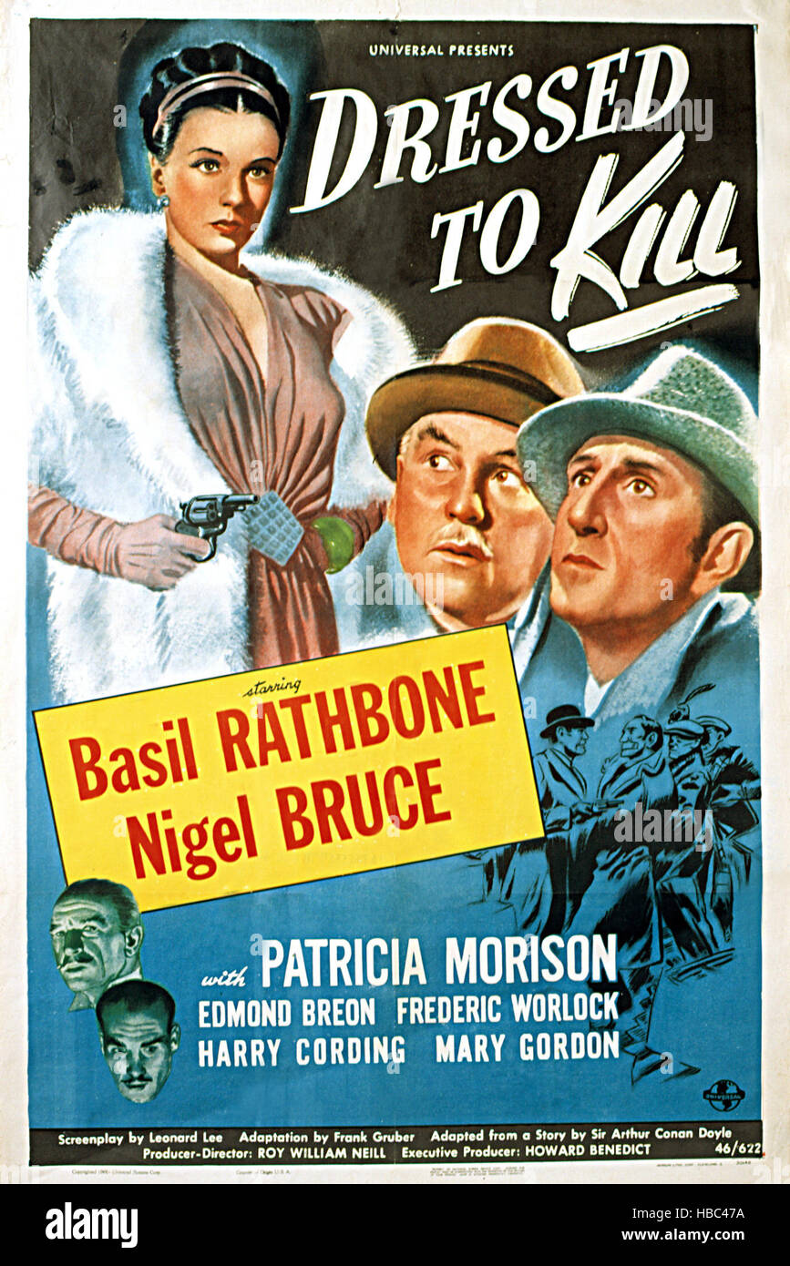 DRESSED TO KILL, Harry Cording, Frederick Worlock, Patricia Morison ...