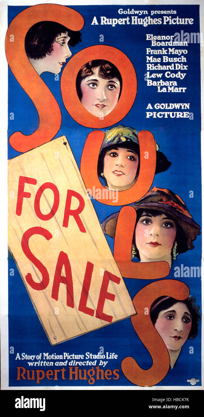 SOULS FOR SALE, Eleanor Boardman, Barbara La Marr, 1923 Stock Photo - Alamy