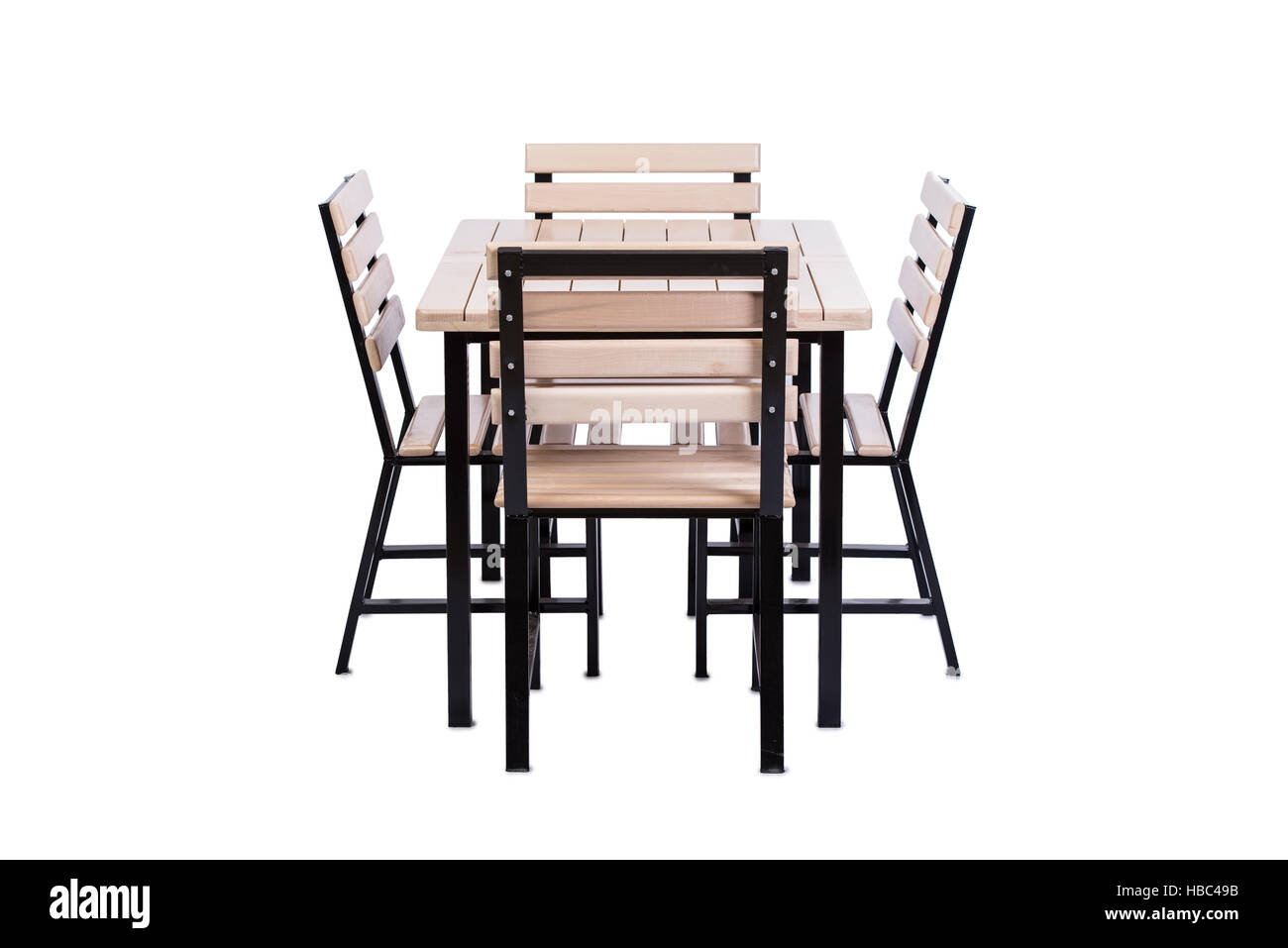 Set of kitchen furniture isolated on white Stock Photo - Alamy