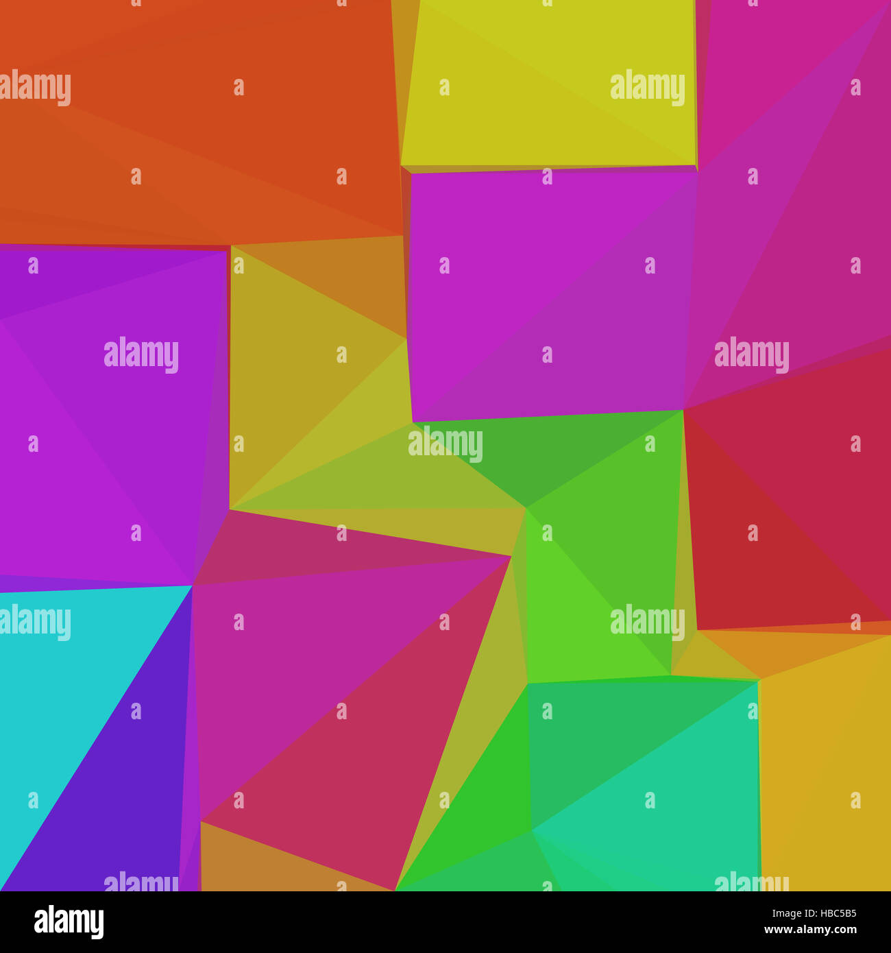 Square shape low poly hi-res stock photography and images - Alamy