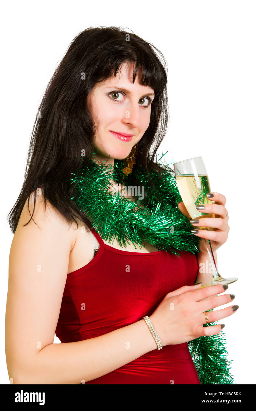 cheerful young woman holding glass Stock Photo - Alamy cheerful young woman holding glass Stock Photo - Alamy