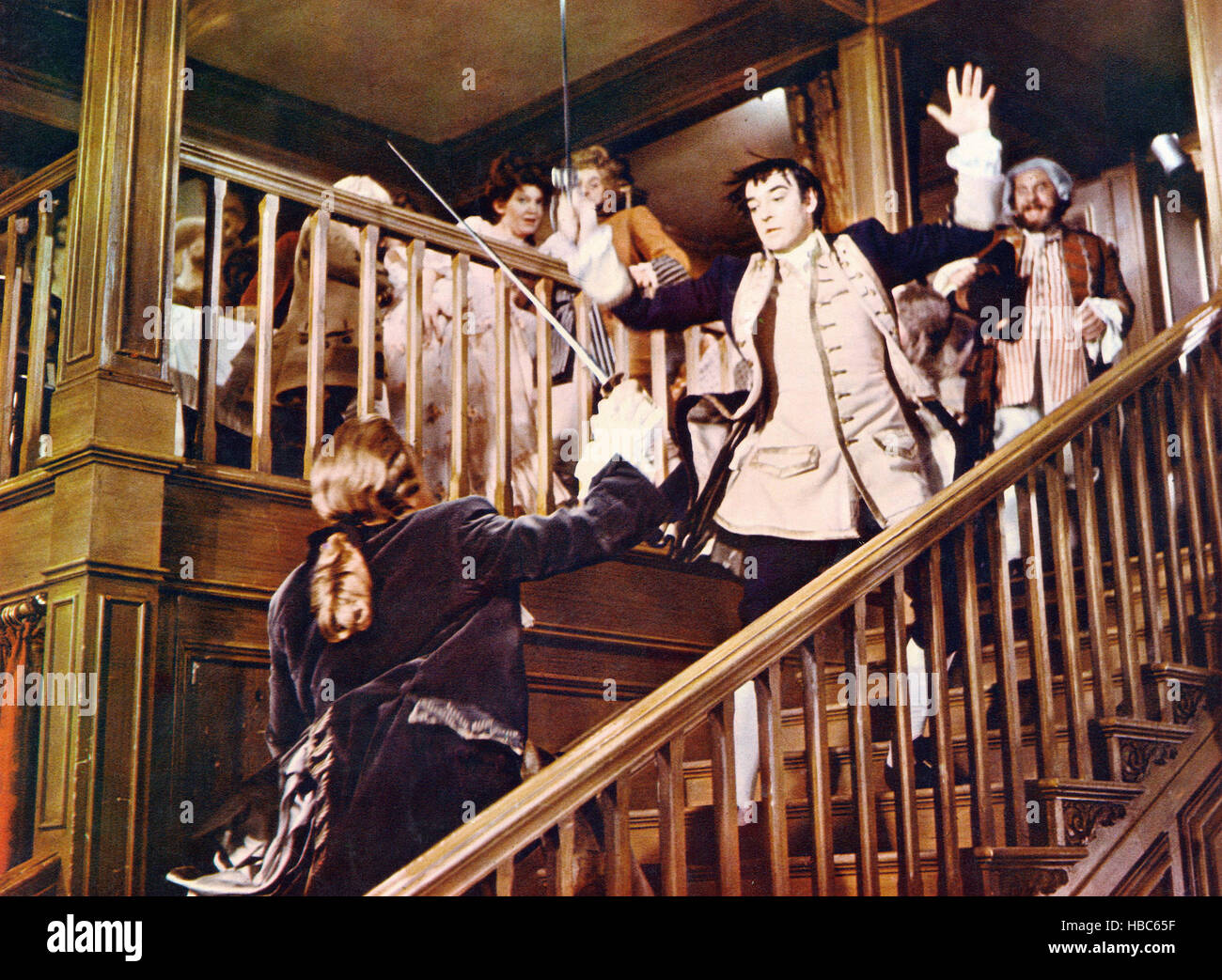 THE AMOROUS ADVENTURES OF MOLL FLANDERS, Richard Johnson (on staircase ...