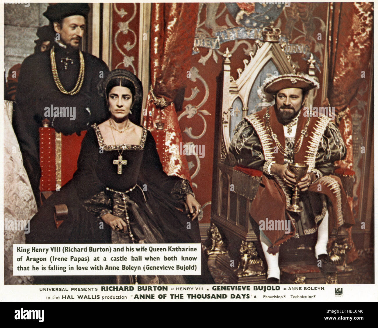 ANNE OF THE THOUSAND DAYS, Irene Papas, Richard Burton, 1969 Stock ...