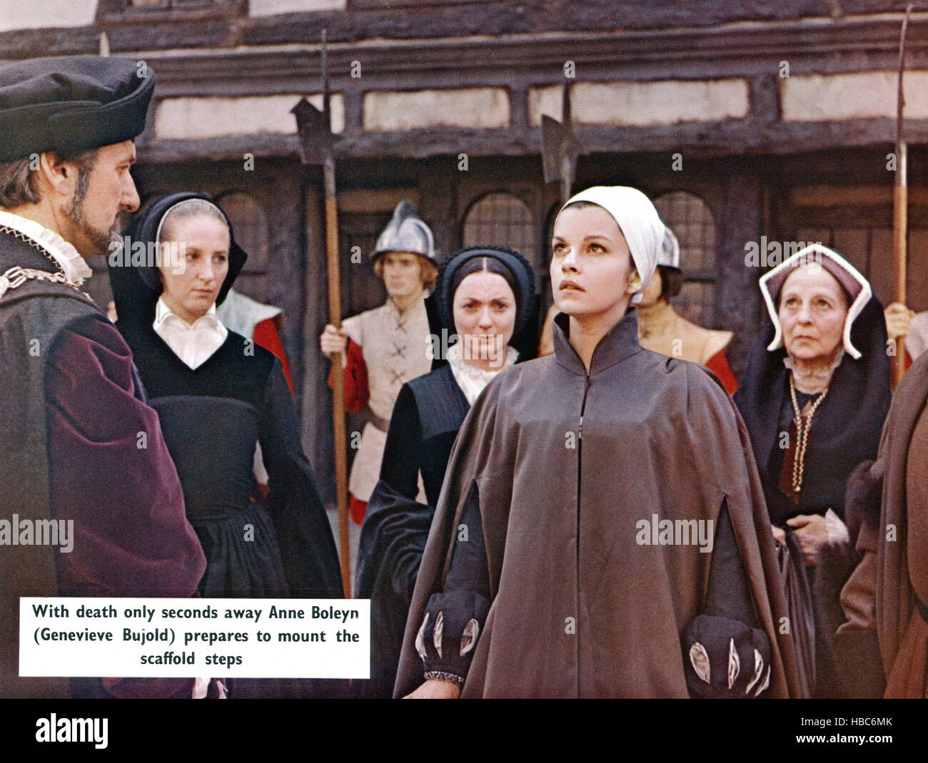 ANNE OF THE THOUSAND DAYS, Genevieve Bujold as Anne boleyn (looking up ...