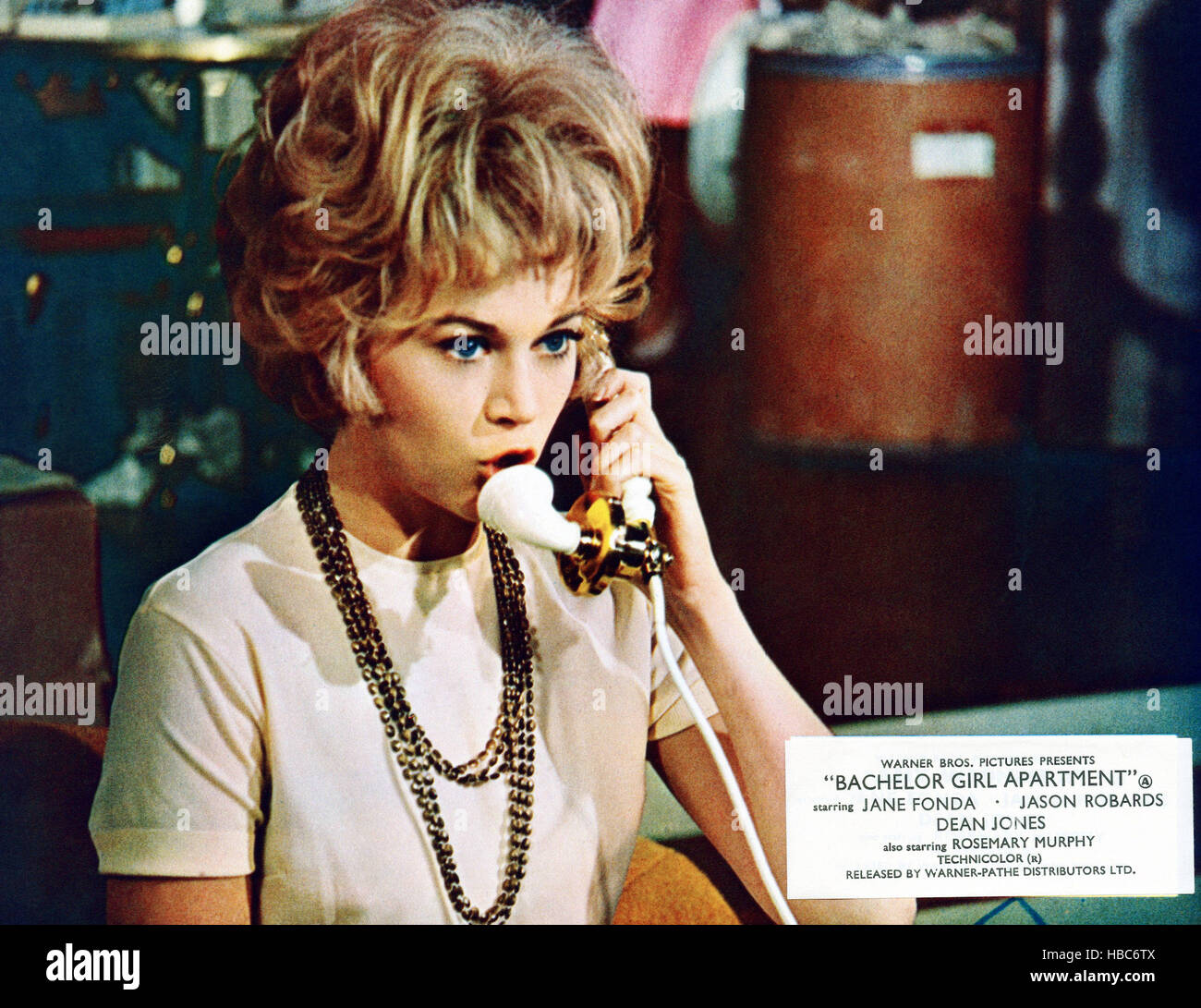 ANY WEDNESDAY, (aka BACHELOR GIRL APARTMENT), Jane Fonda, 1966 Stock ...