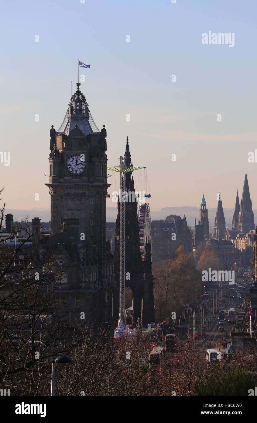 Star Flyer Ride Edinburgh Scotland High Resolution Stock Photography ...